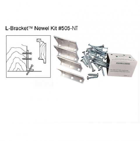 L-Bracket™ Newel Kit #505-NT | Universal Building Systems